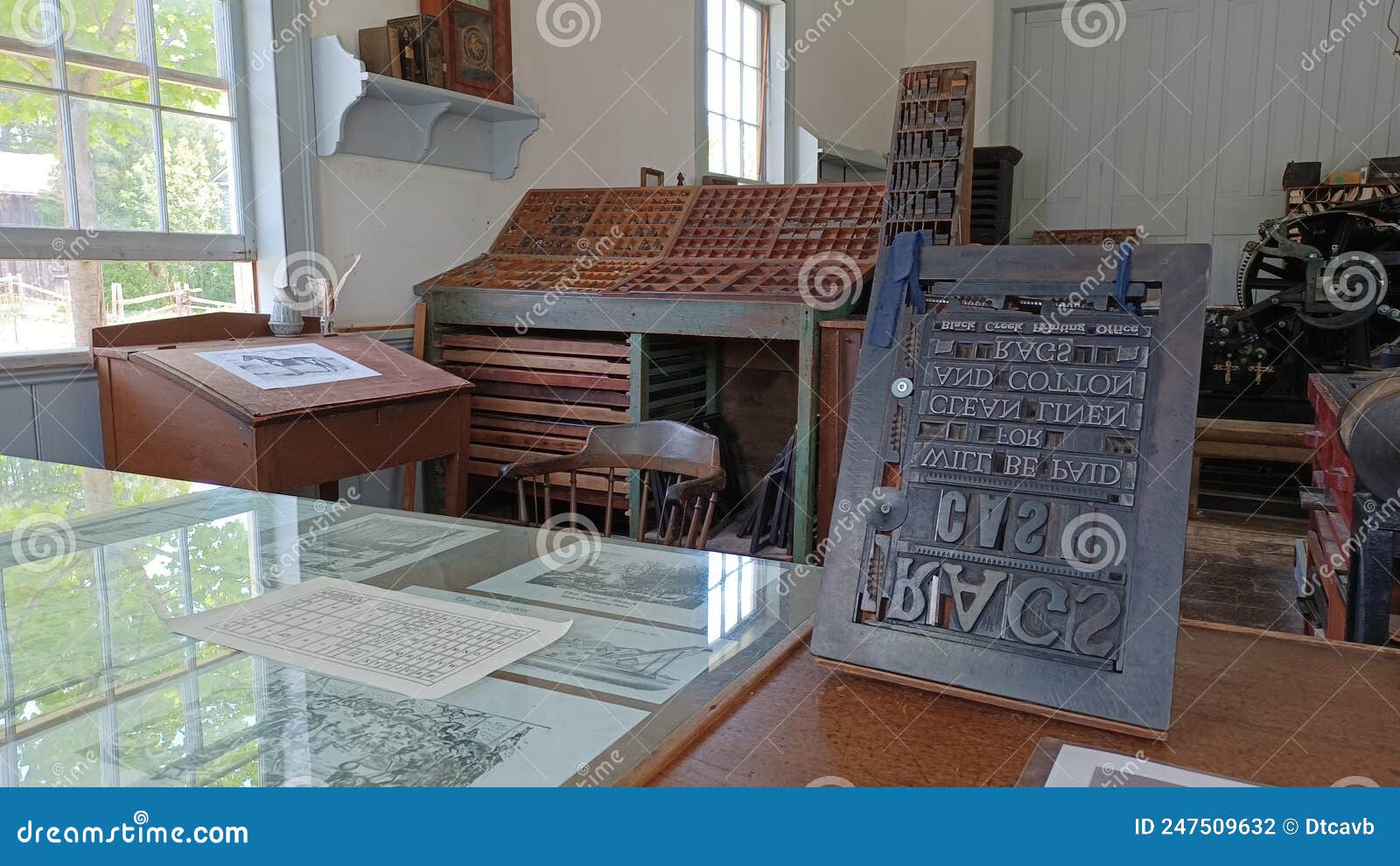 A Set of Letters in Old Typography Stock Photo - Image of style ...