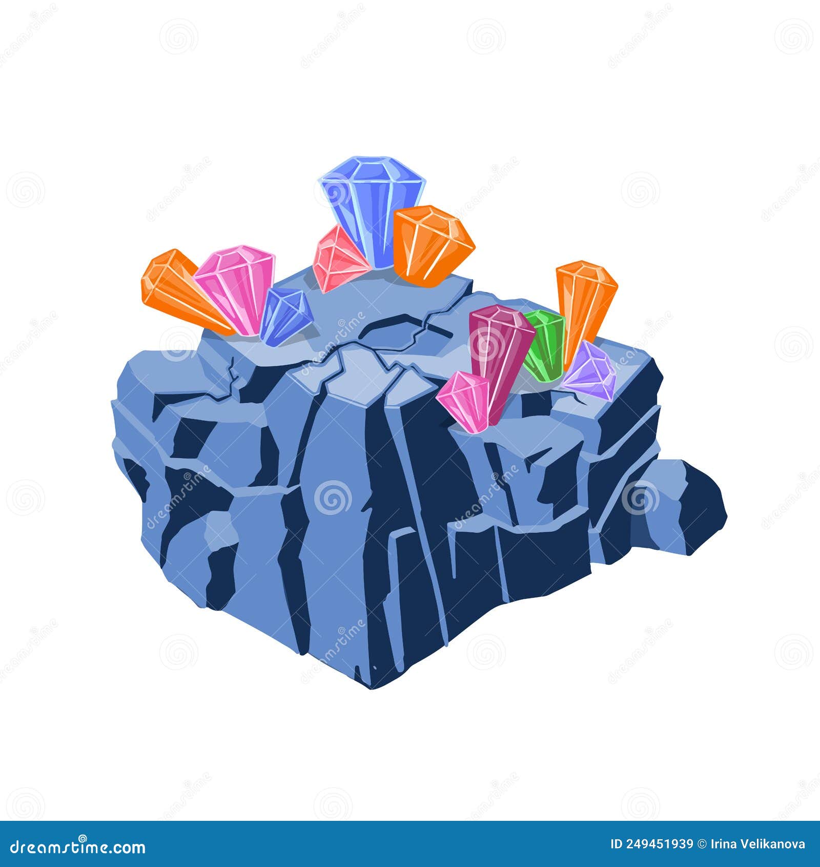 Set of Level Maps Assets. GUI Map Screen. Forest , Winter, Summer ...