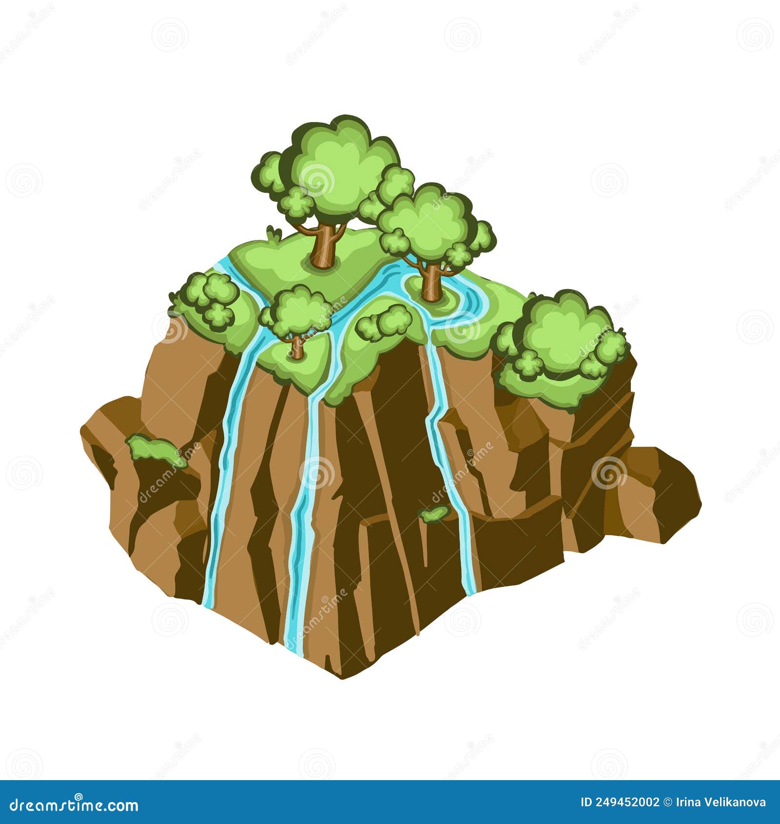 Set of Level Maps Assets. GUI Map Screen. Forest , Winter, Summer ...