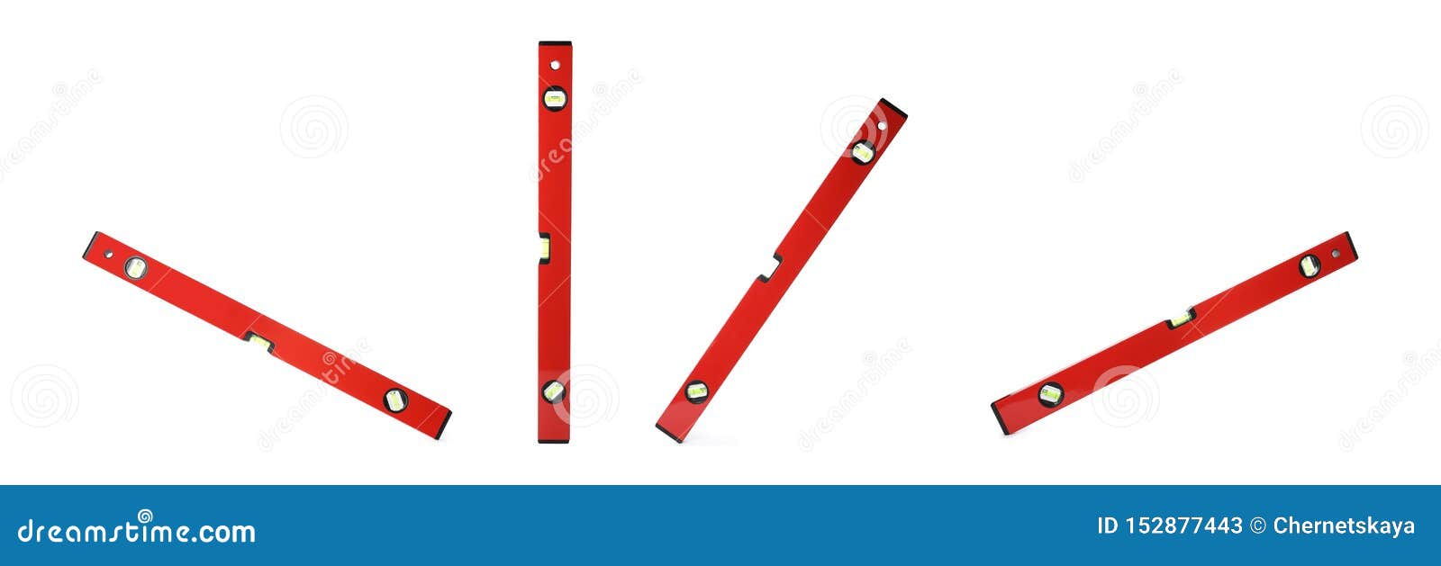 Set of Levels on White. Construction Tools Stock Image - Image of ...