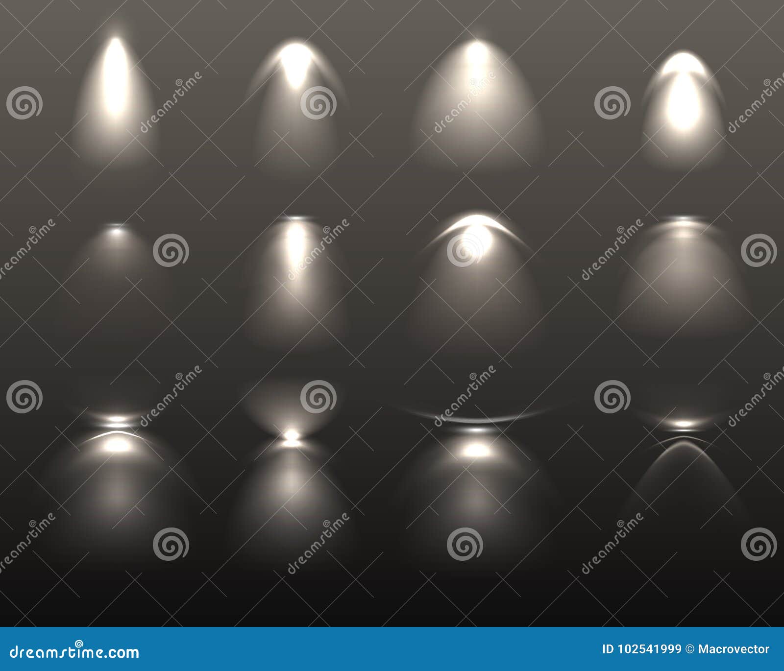 Light Effects Set stock vector. Illustration of collection - 102541999