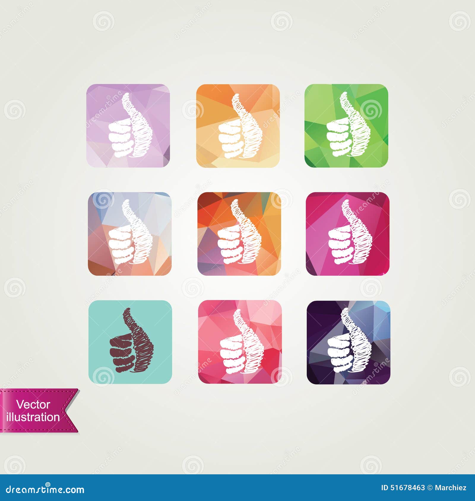 Like Icons Flying On White Background. Social Media Elements. Counter ...