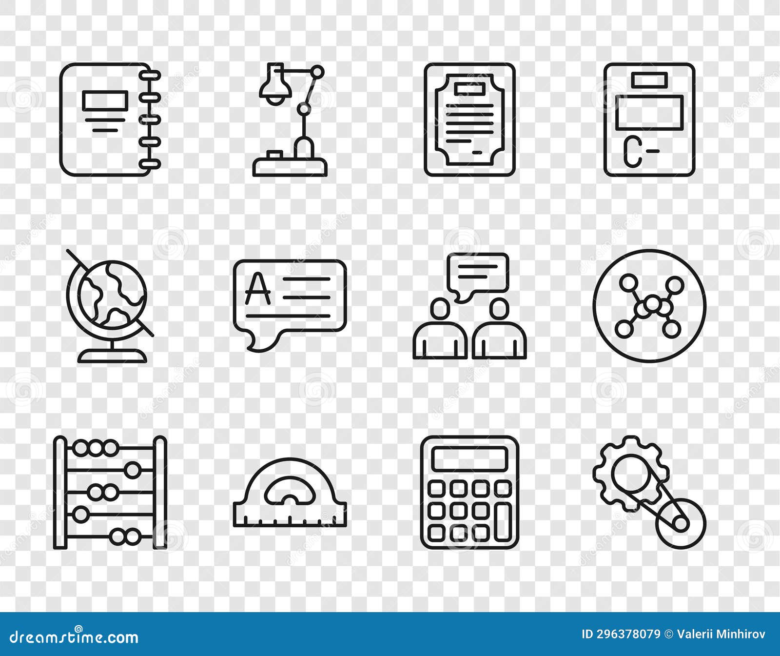 Set Line Abacus, Timing Belt Kit, Certificate Template, Protractor Grid ...