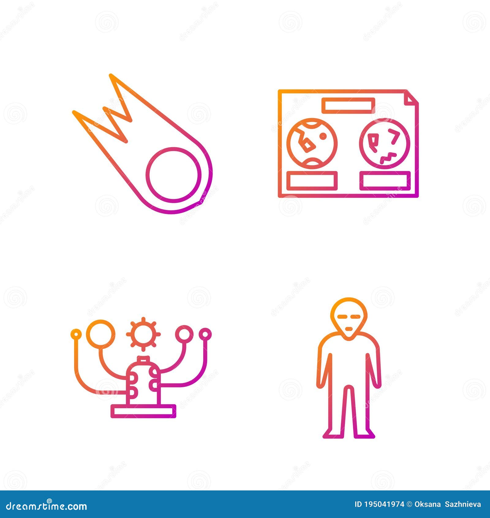 Alien Solar System Royalty-Free Stock Photography | CartoonDealer.com ...