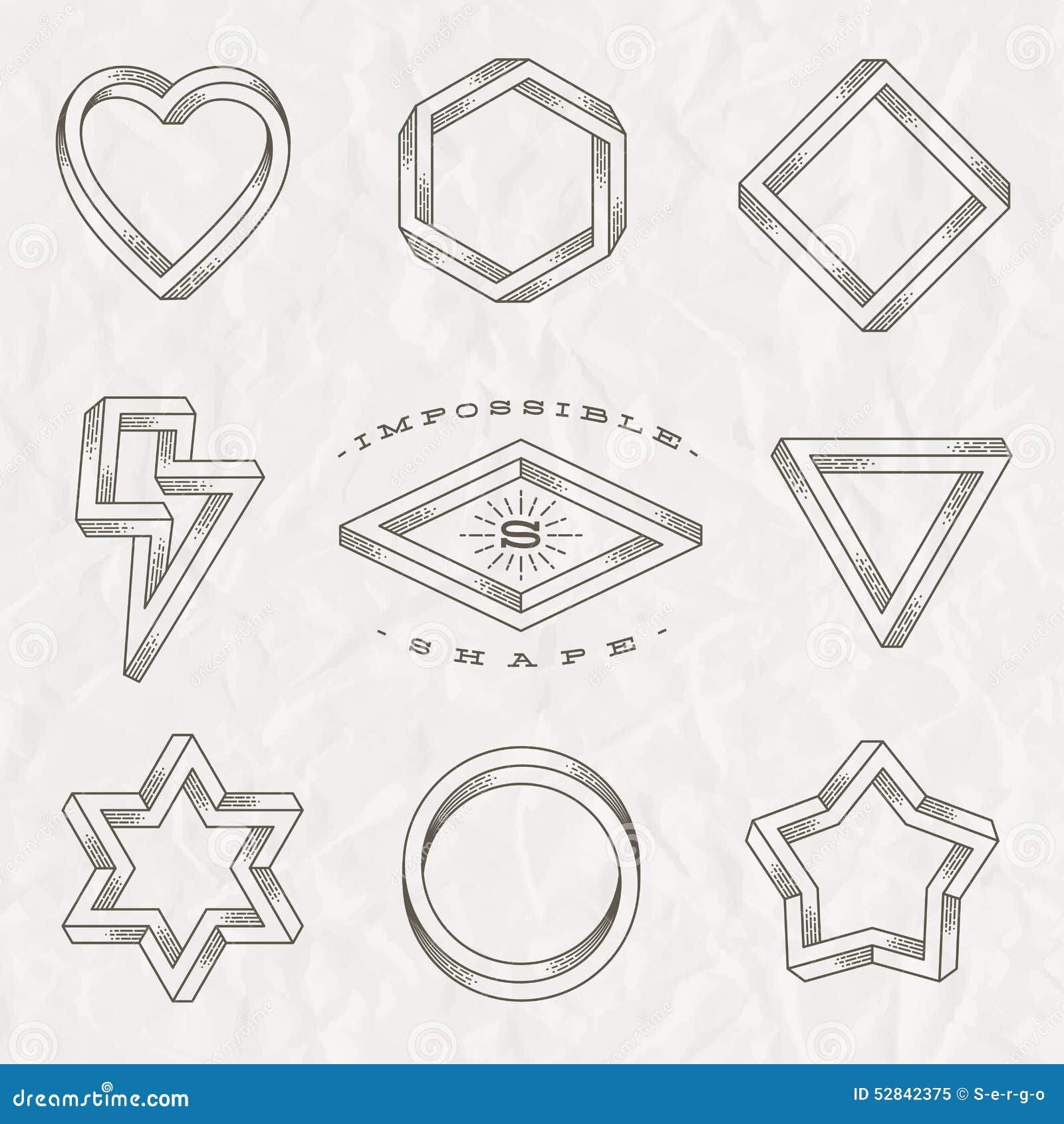 Impossible Shapes Font. Paradox Alphabet Letters And Numbers, Geometric ... Impossible Shapes Font. Paradox Alphabet Letters And Numbers, Geometric ...