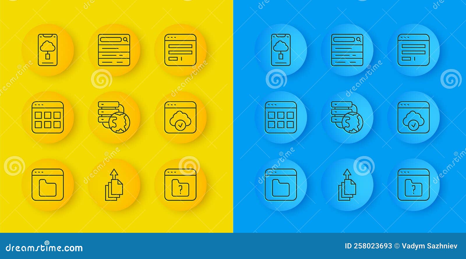 Set Line Browser Files Network Cloud Connection File Missing Cloud Technology Data Transfer