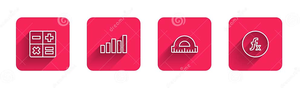Set Line Calculator Graph Schedule Chart Diagram Protractor And