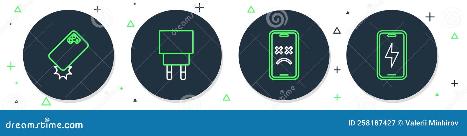 Set Line Charger, Dead Mobile, Shockproof Phone and Mobile Charging ...