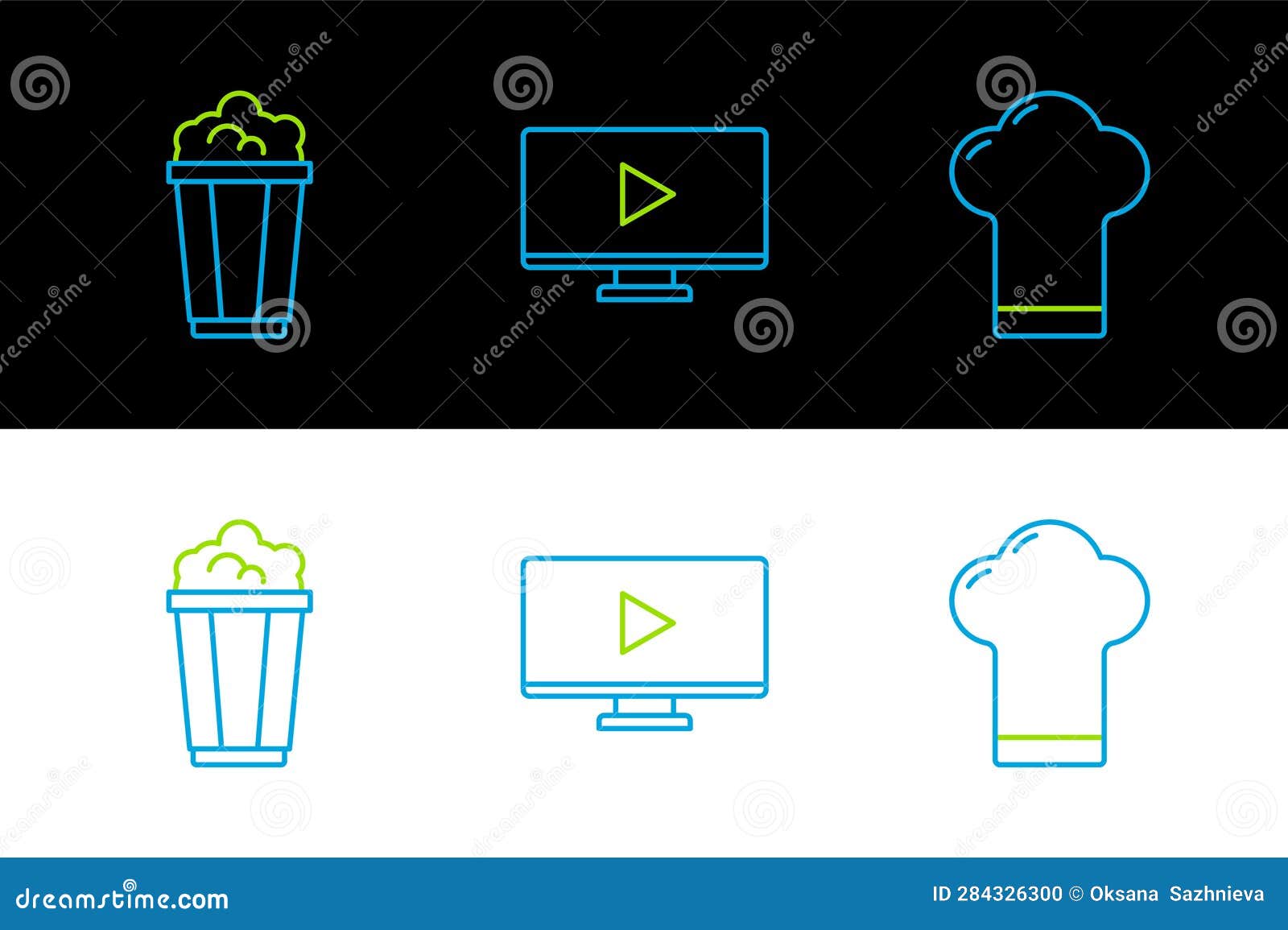 Chef Cardboard Close Cartoon Character Mascot Style Vector Illustration ...