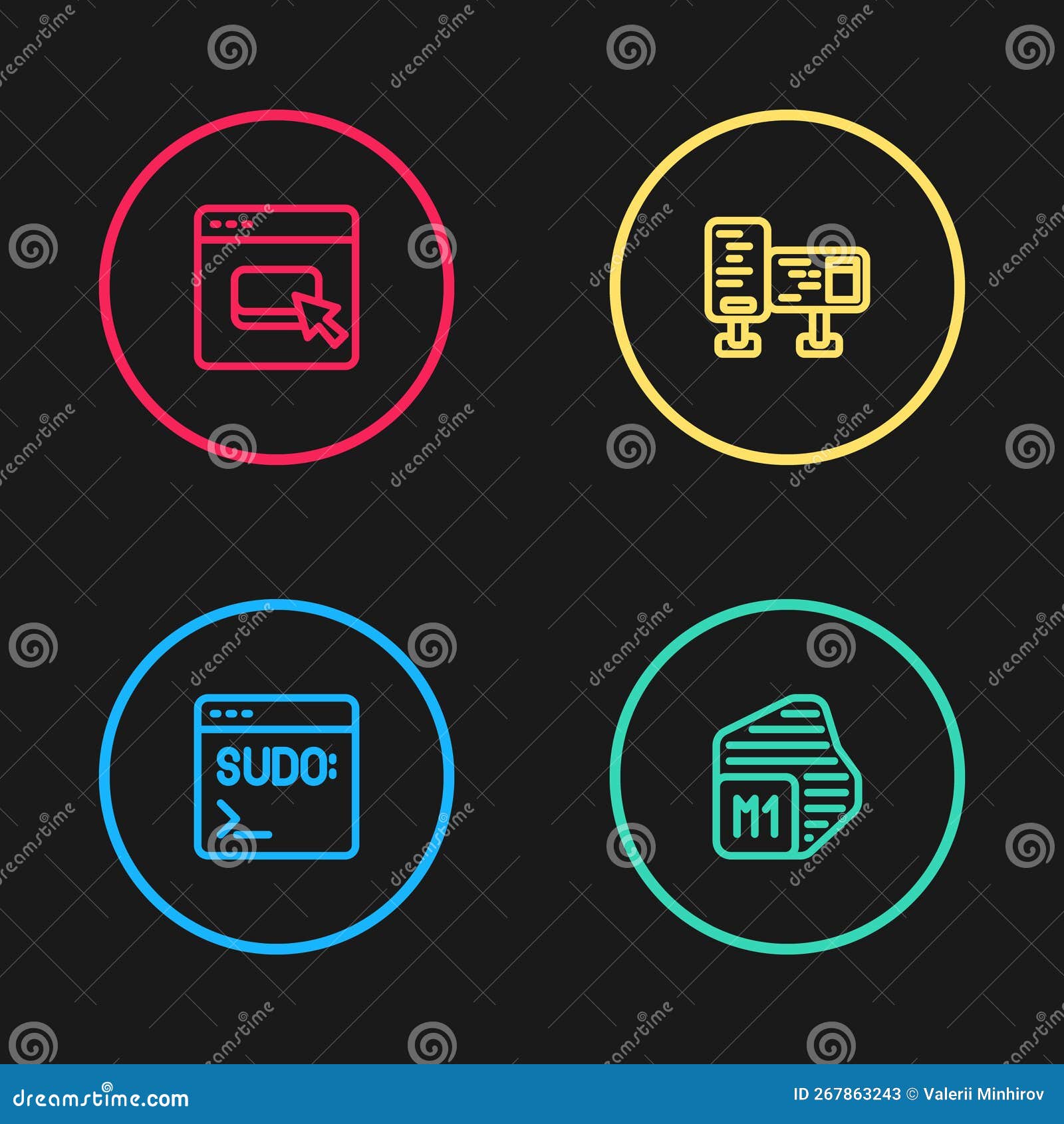 Set Line Code Terminal, Processor, Computer Monitor Screen and Browser ... Set Line Code Terminal, Processor, Computer Monitor Screen and Browser ...