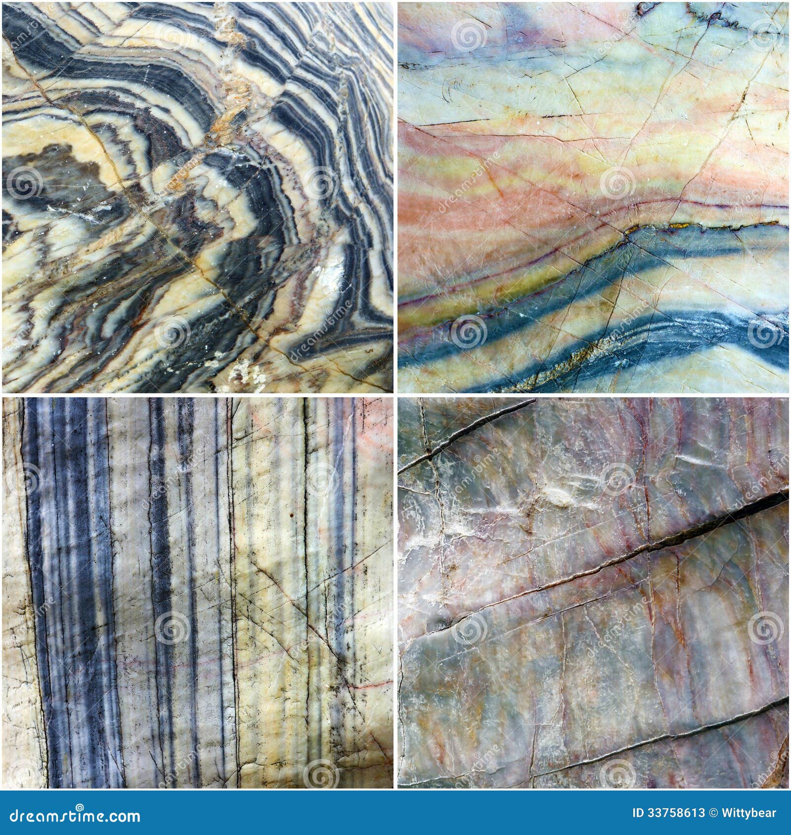 Set of Line on Curve Marble Stone Texture Background Stock Image ...