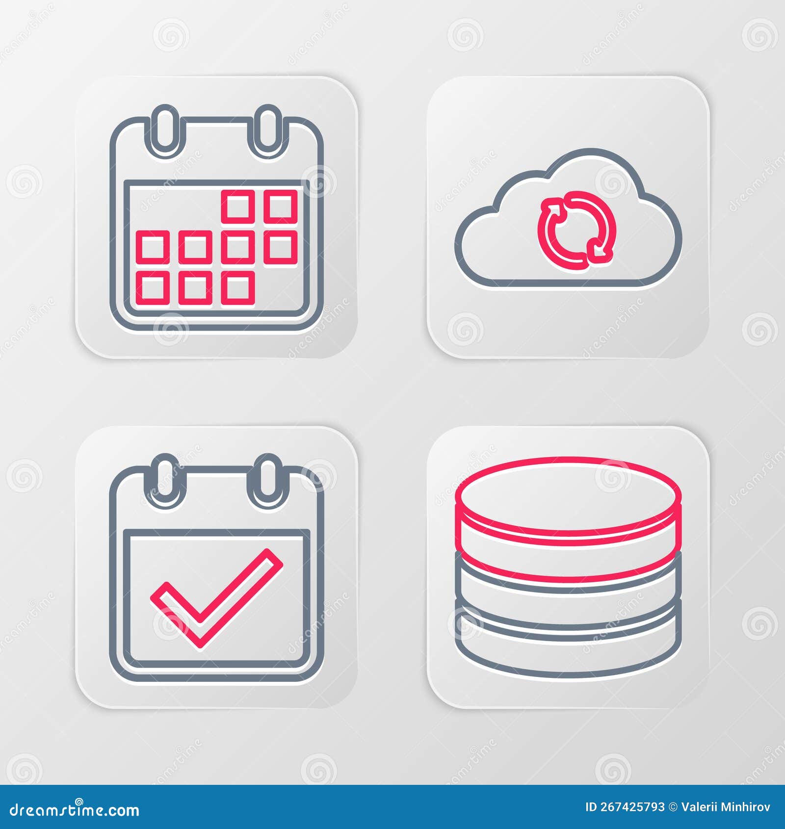Set Database, Calendar And Clock, Cloud Sync Refresh, Water Tap, Dead Laptop And Setting ...