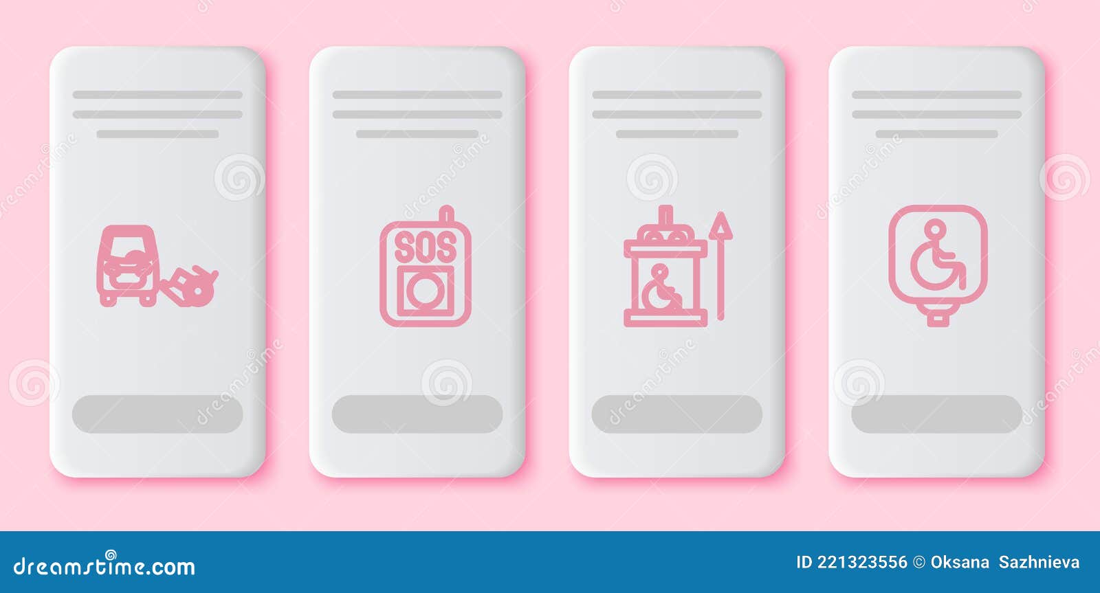 Set Line Disabled Car, Press the SOS Button, Elevator for Disabled and ...