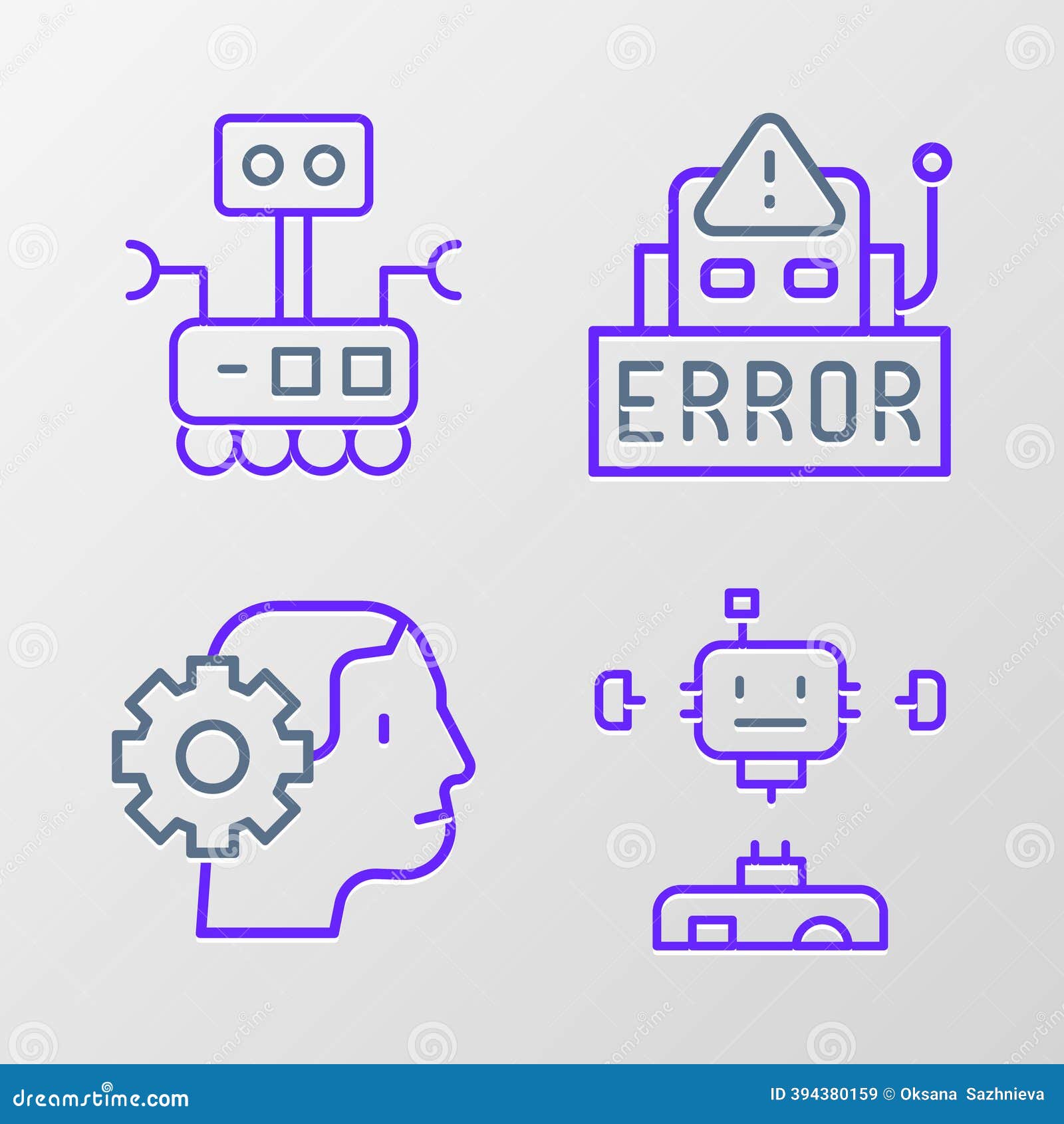 Set Disassembled Robot, Bot, Robot Blueprint, Turn Off From Phone, Mars ...