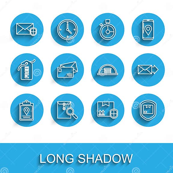 Set Line Document Tracking Marker System, Envelope with Magnifying ...