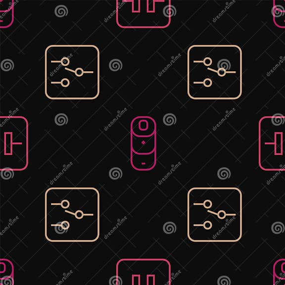 Set Line Electrolytic Capacitor, Switch in Electronic Circuit and ...