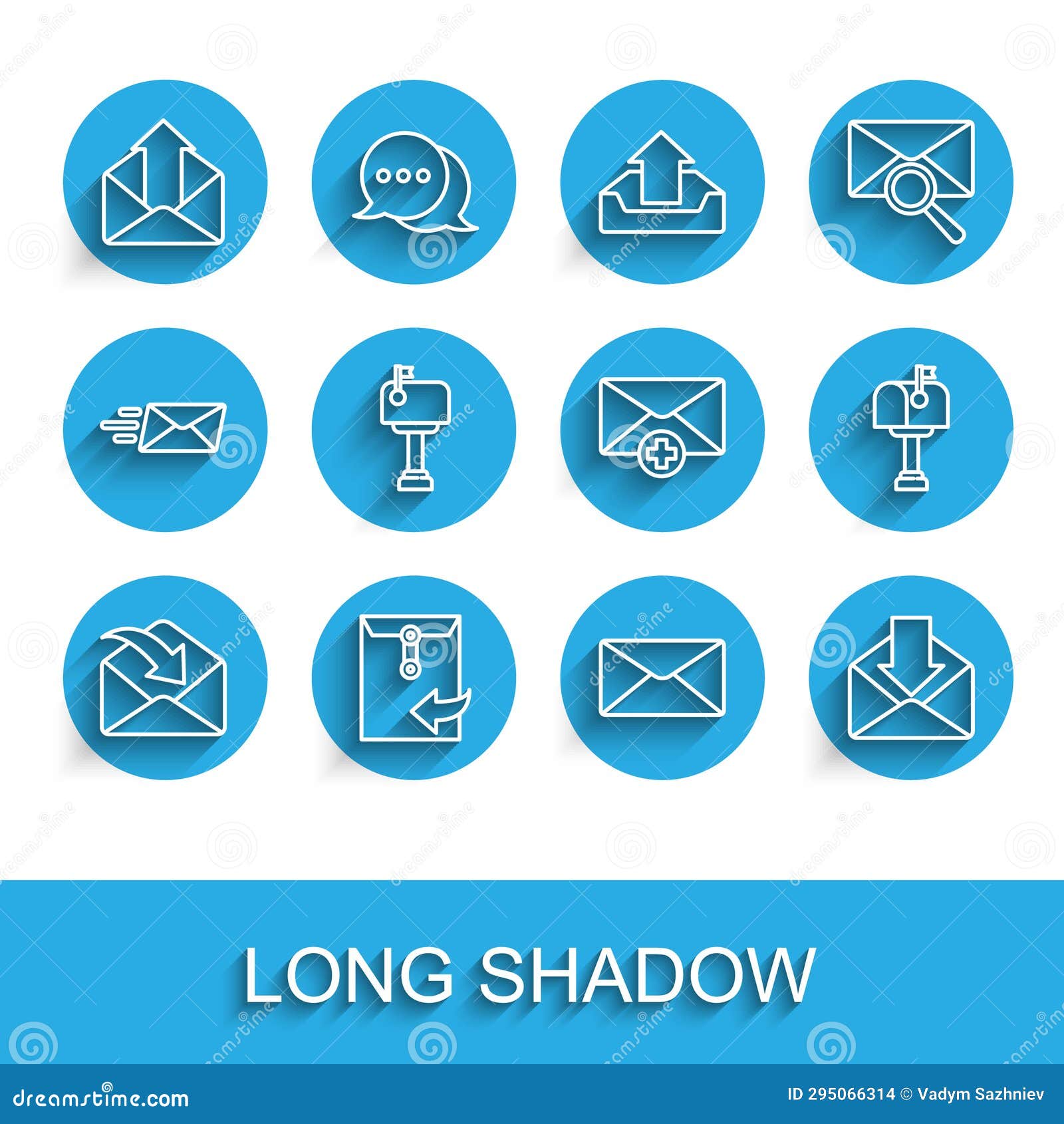 Set Line Envelope, Outgoing Mail, Mail Box, and Received Message ...