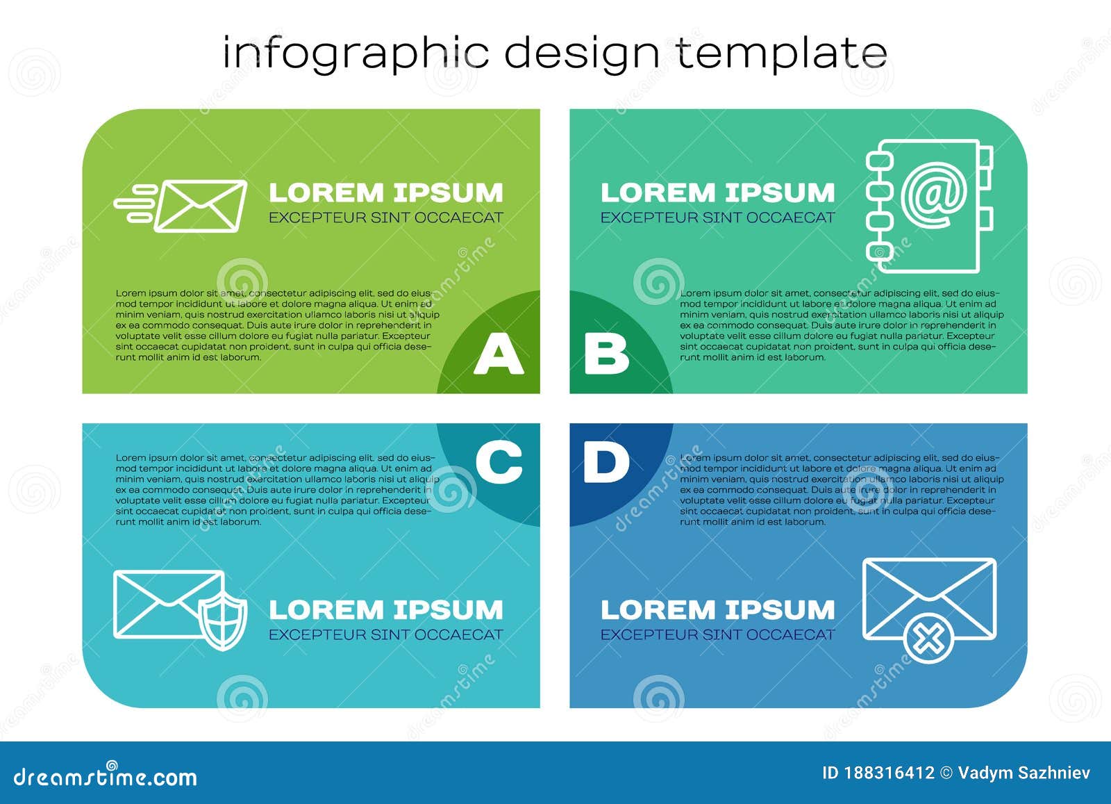Set Line Envelope with Shield, Express Envelope, Delete Envelope and ...