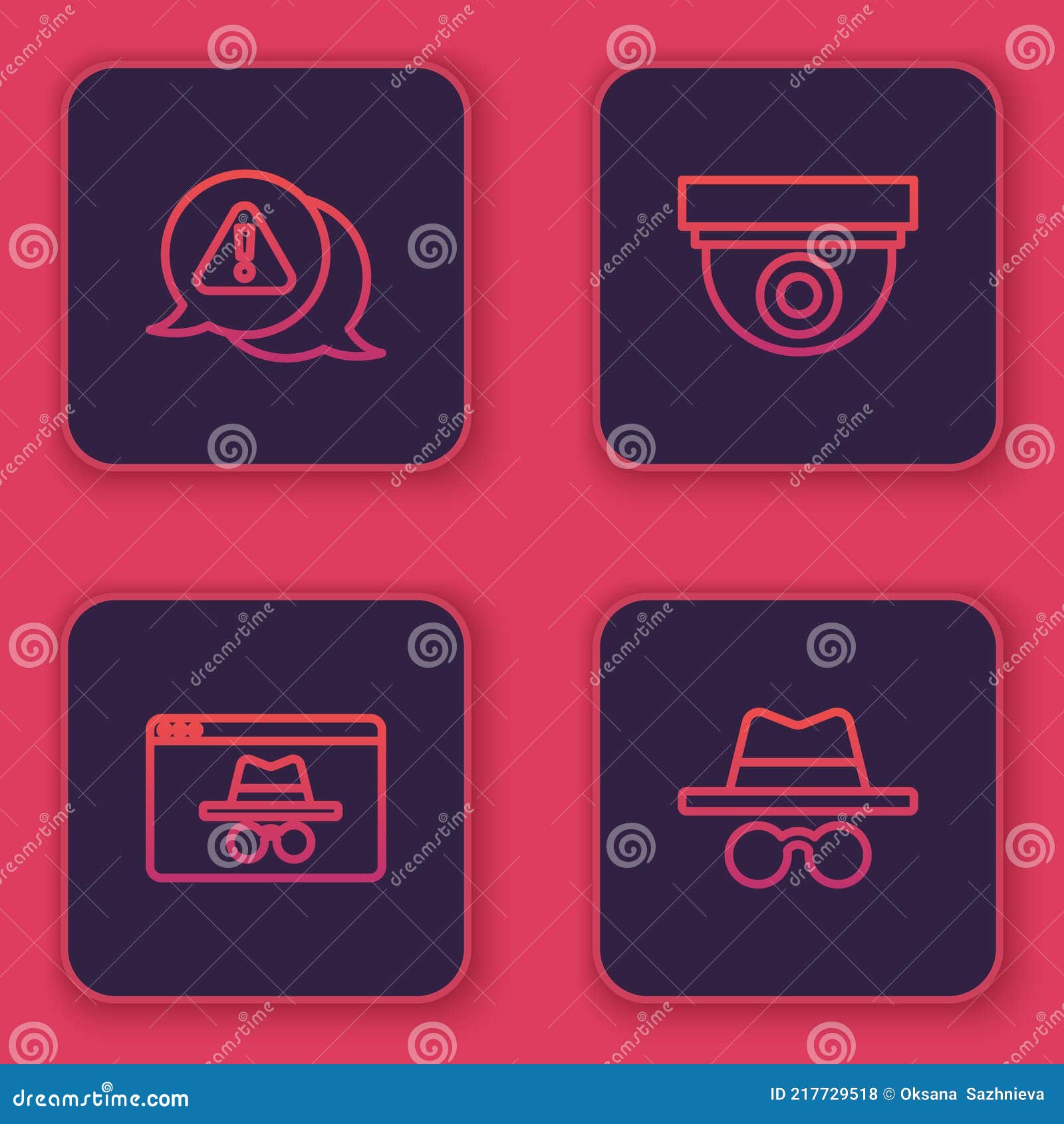 Set Line Exclamation Mark in Triangle, Browser Incognito Window ...