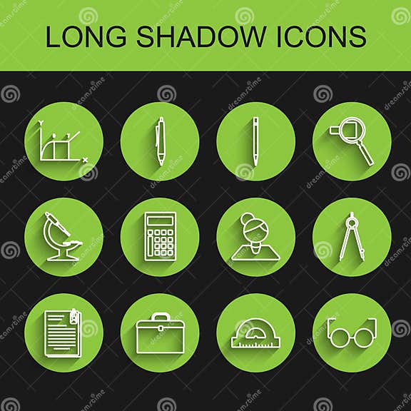 Set Line File Document and Paper Clip, Briefcase, Pie Chart Infographic ... Set Line File Document and Paper Clip, Briefcase, Pie Chart Infographic ...