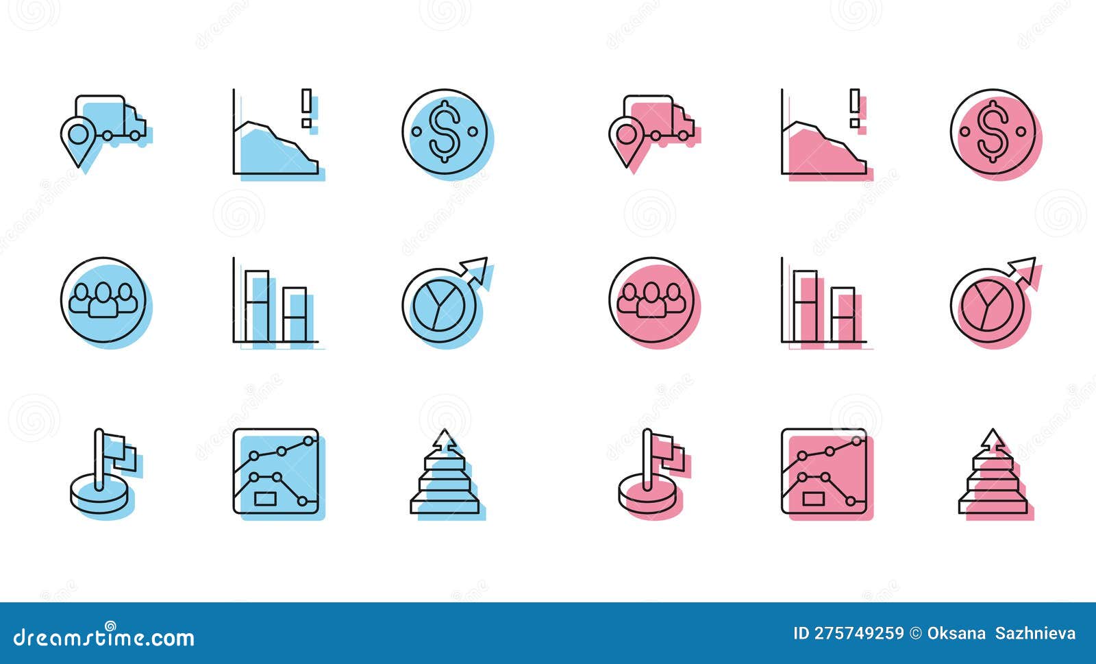 Set Line Flag, Graph, Chart, Diagram, Delivery Tracking, Pyramid ... Set Line Flag, Graph, Chart, Diagram, Delivery Tracking, Pyramid ...