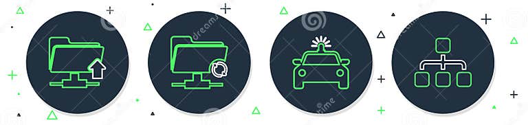 Set Line FTP Sync Refresh, Police Car and Flasher, Folder Upload and ...