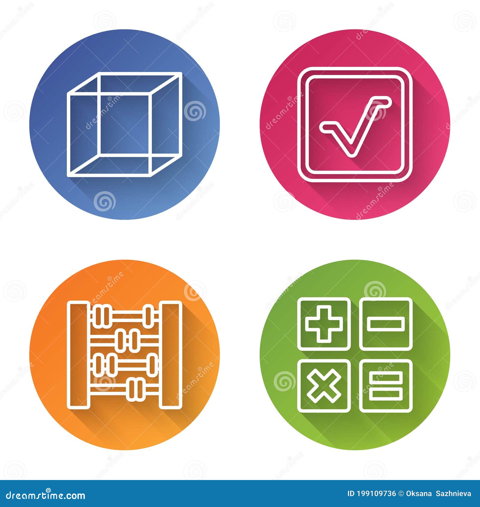 Set Line Function Mathematical Symbol, Open Book, Graph, Schedule ...
