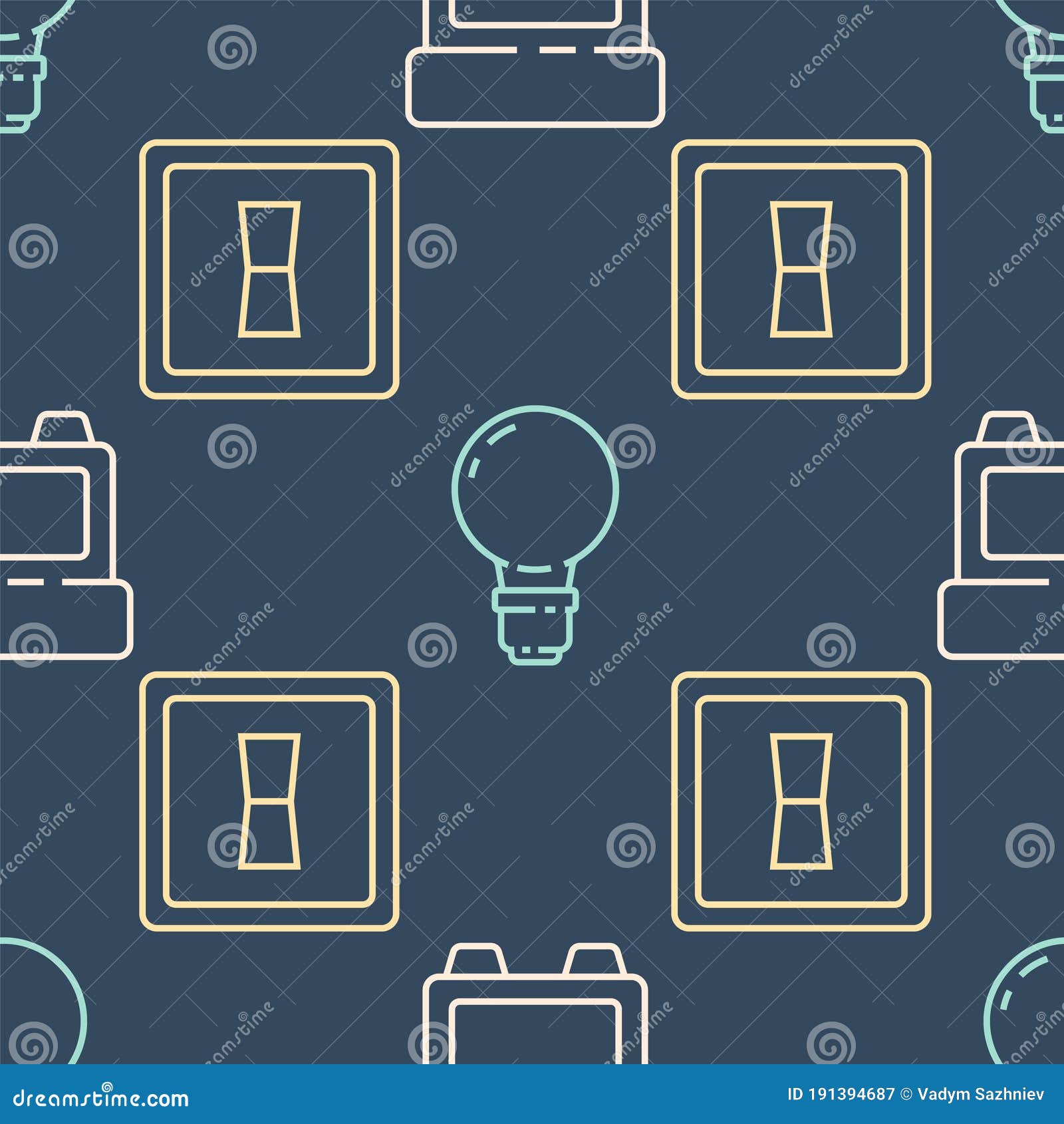 Set Fuse, Electric Circuit Scheme, Light Switch, Light Emitting Diode ...