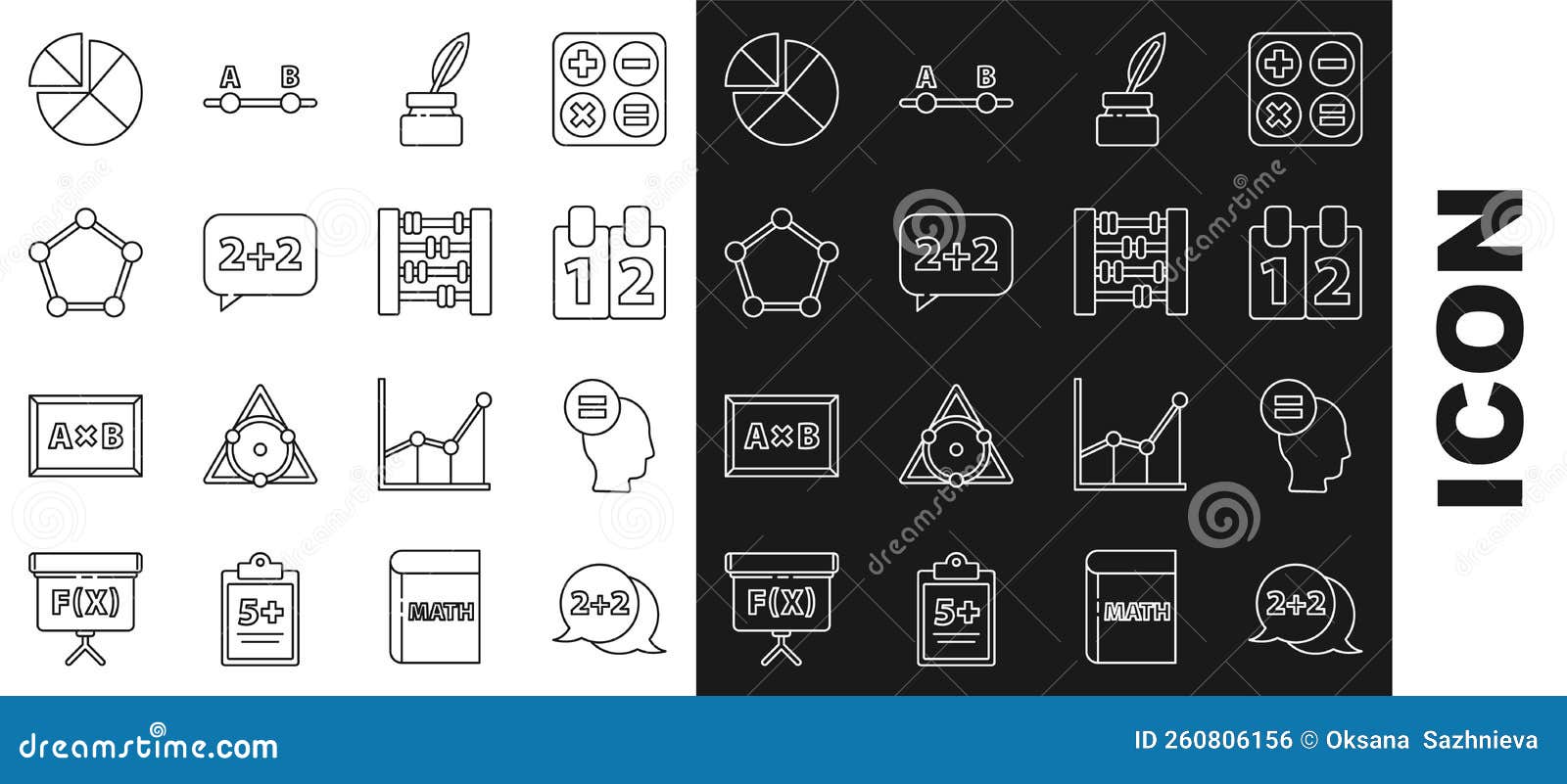 Set Line Geometric Figure Cone, Test or Exam Sheet, Mathematics ...
