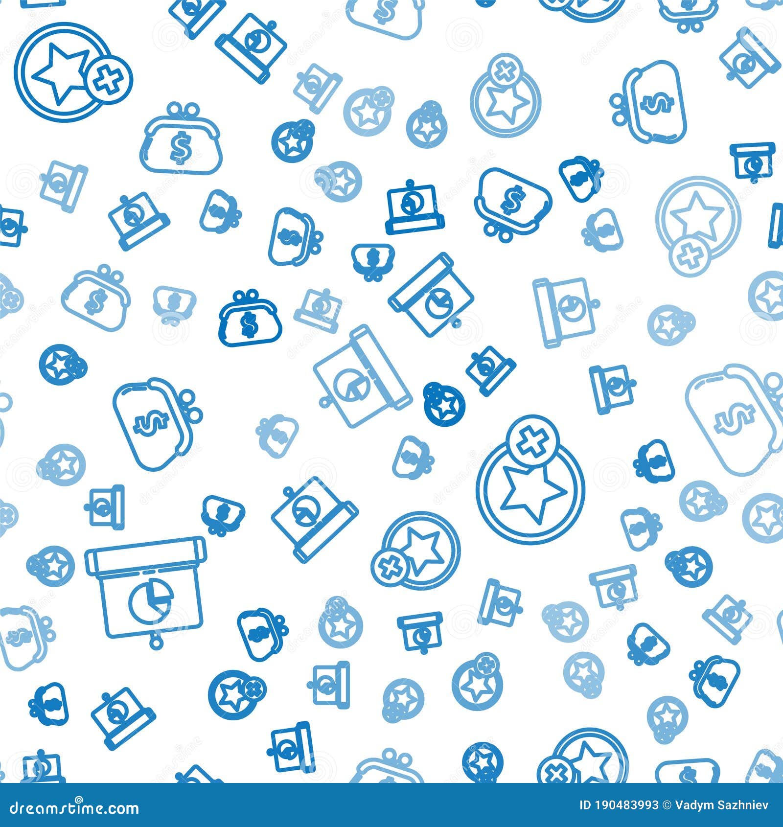 Set Line Graph, Chart, Diagram, Infographic, Star and Wallet with ...