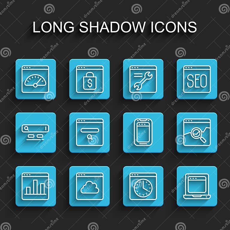 Set Line Graph Chart Infographic, Cloud Technology Data Transfer ...