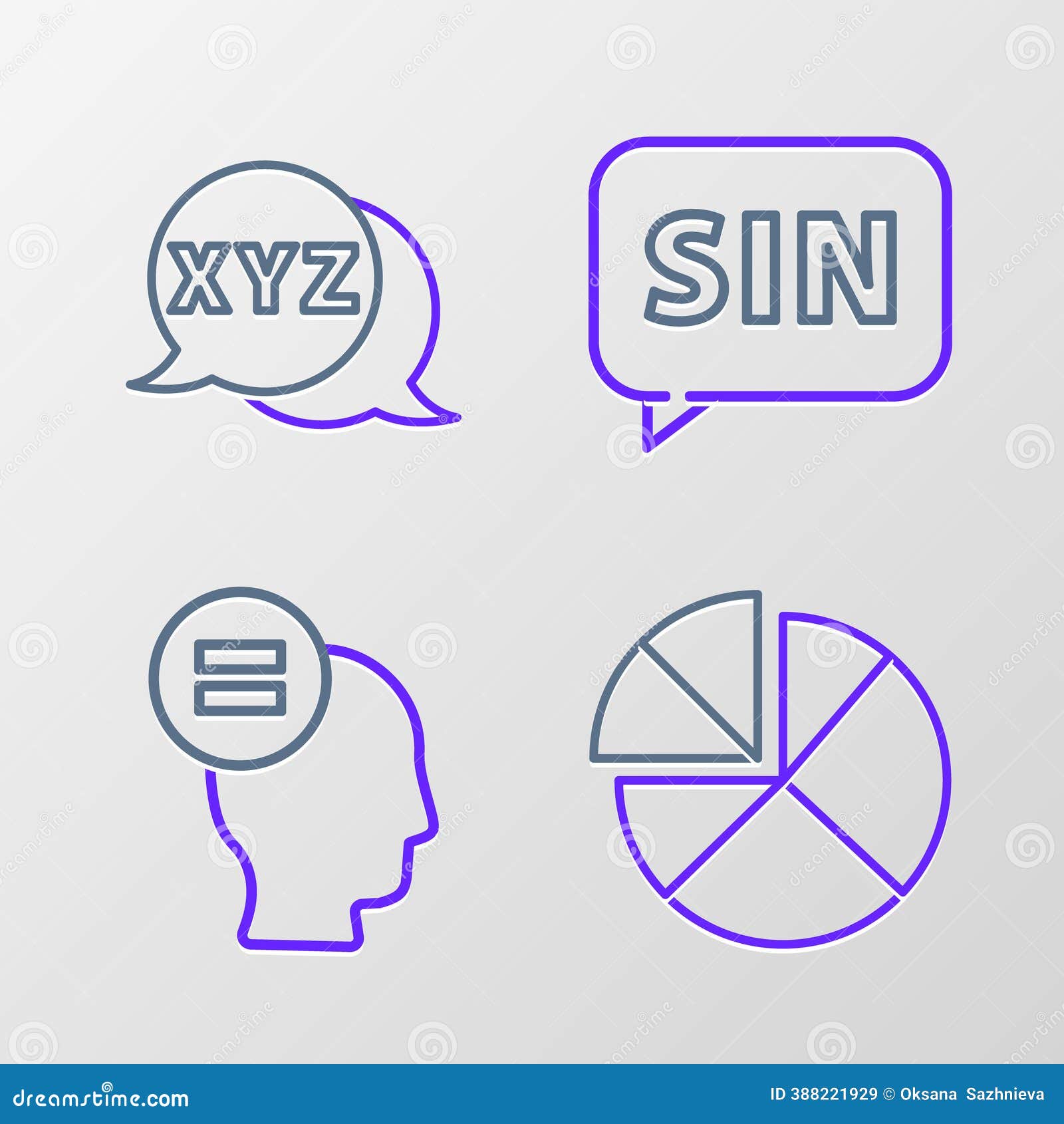 Linear Sine Waves Analysis Icon From Business And Analytics Outline ...