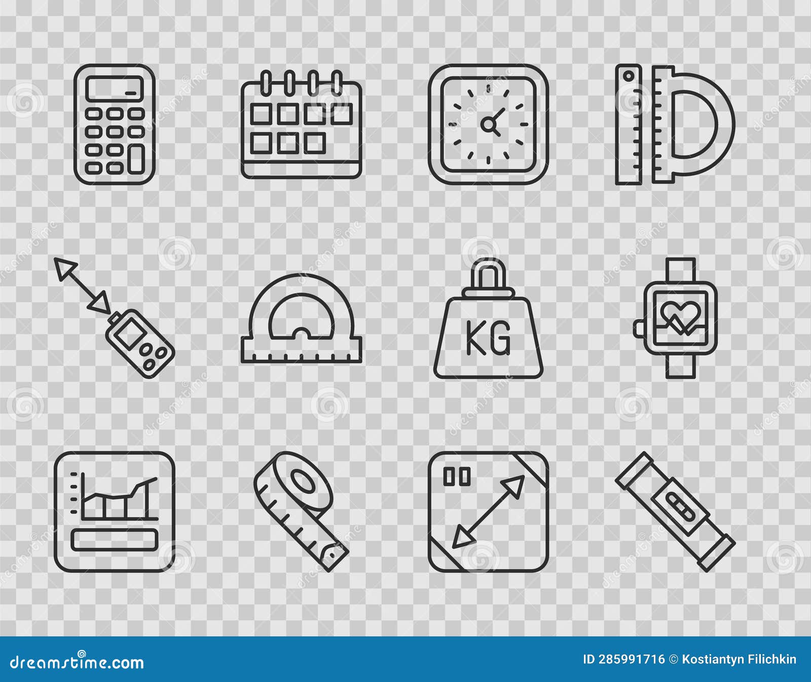 Set Line Graph, Schedule, Chart, Diagram, Construction Bubble Level ...