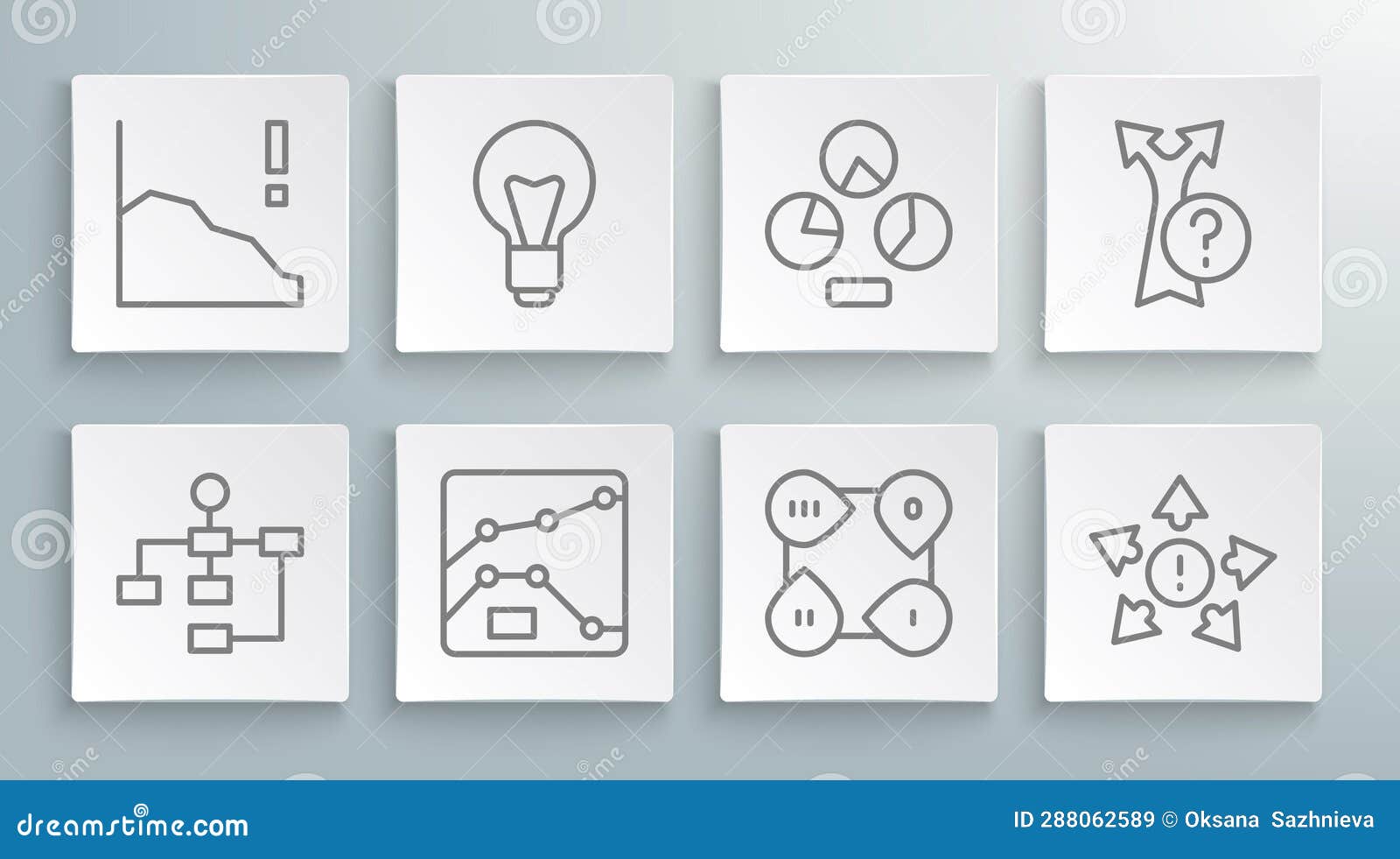 Set Line Hierarchy Organogram Chart, Light Bulb, Graph, Diagram ... Set Line Hierarchy Organogram Chart, Light Bulb, Graph, Diagram ...