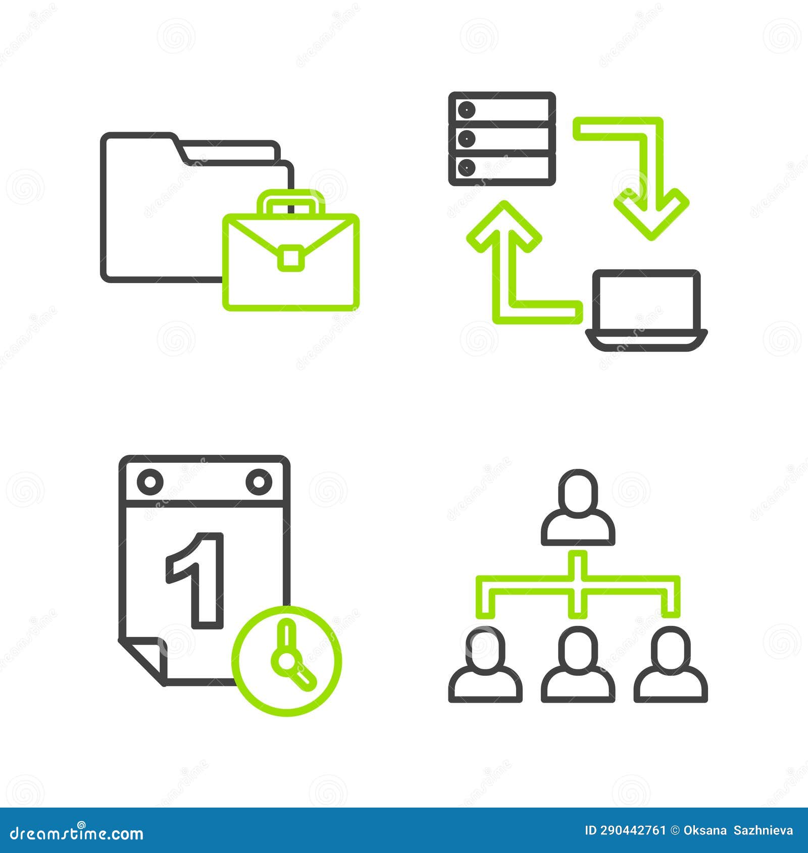 Set Line Hierarchy Organogram Chart, Time Management, Online Working ... Set Line Hierarchy Organogram Chart, Time Management, Online Working ...