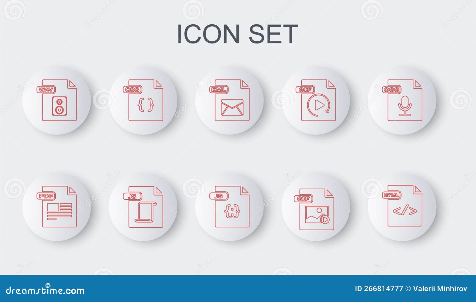 Set Line HTML File Document, PDF, EML, GIF, WAV, CSS, JS and Icon ... Set Line HTML File Document, PDF, EML, GIF, WAV, CSS, JS and Icon ...