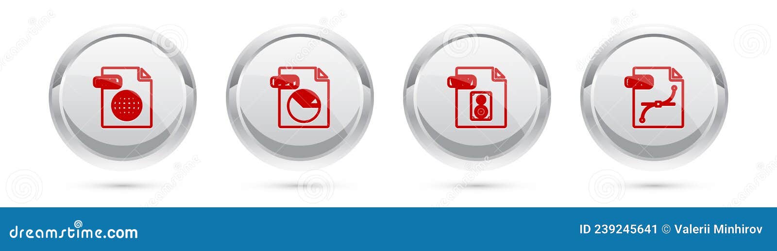 Set Line HTML File Document, PPT, WAV and SVG. Silver Circle Button ... Set Line HTML File Document, PPT, WAV and SVG. Silver Circle Button ...