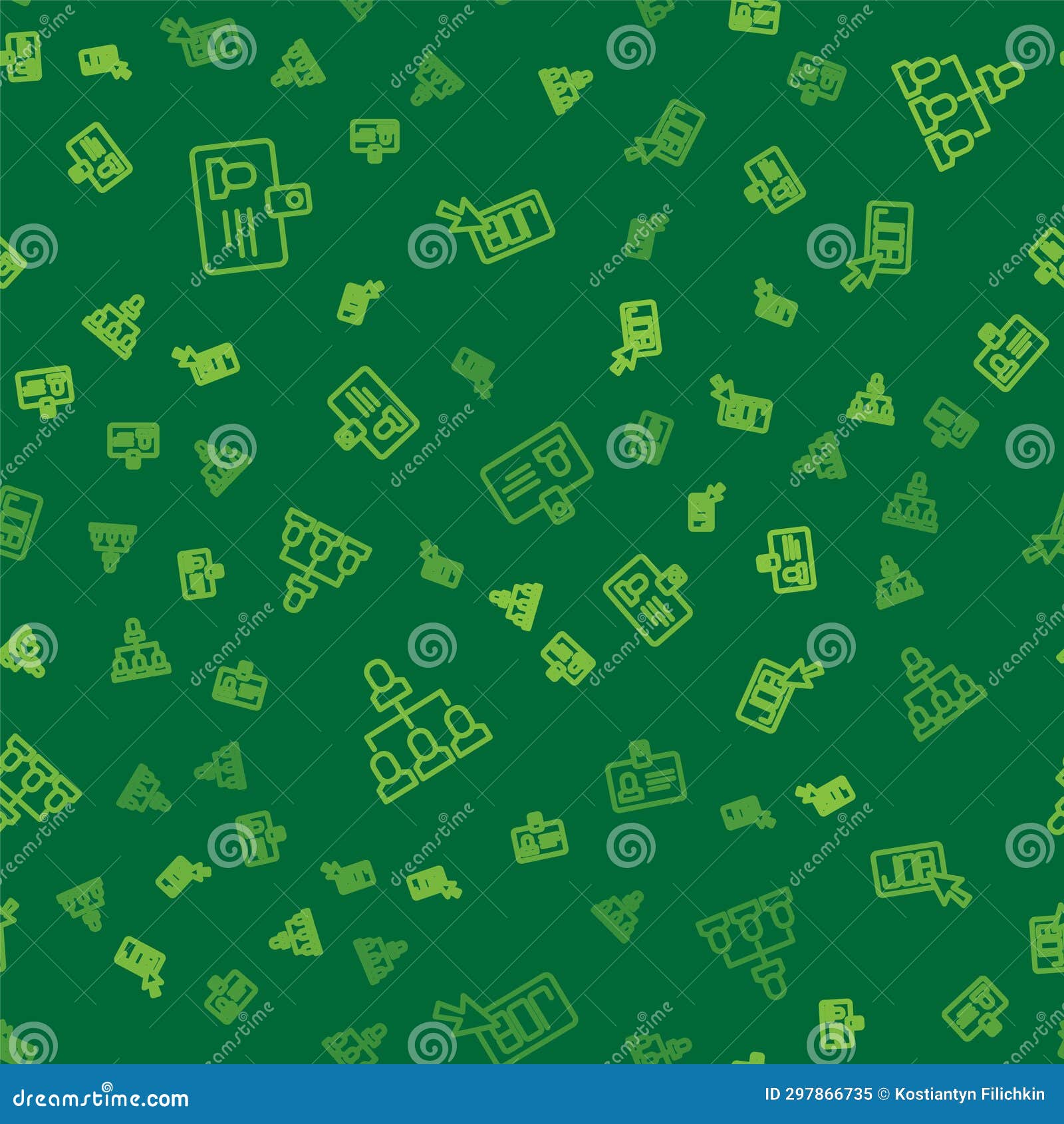 Set Line Identification Badge, Employee Hierarchy and Search Job on ...