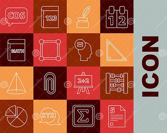 Set Line Infinity, Graph, Schedule, Chart, Diagram, Calendar ...