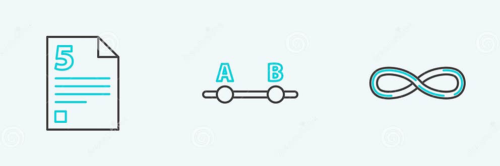 Set Line Infinity, Test or Exam Sheet and Graph, Schedule, Chart ...