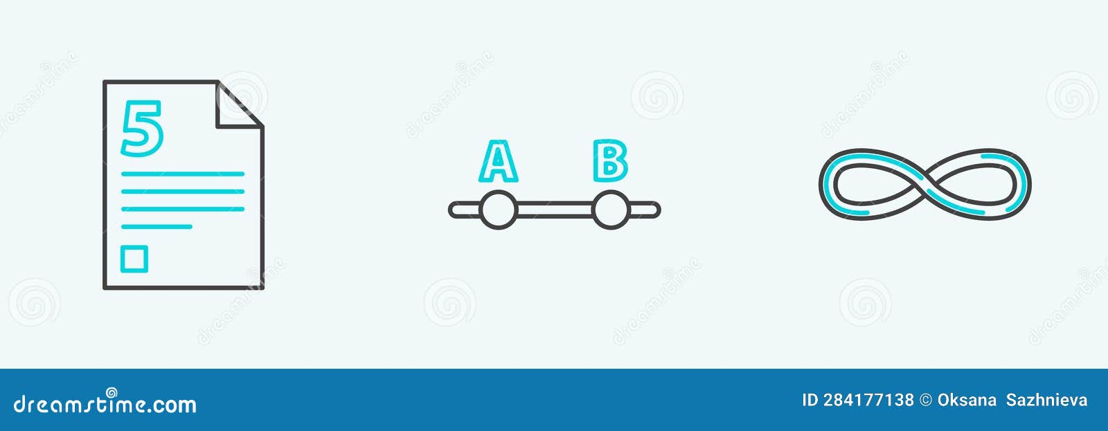 Set Line Infinity, Test or Exam Sheet and Graph, Schedule, Chart ...