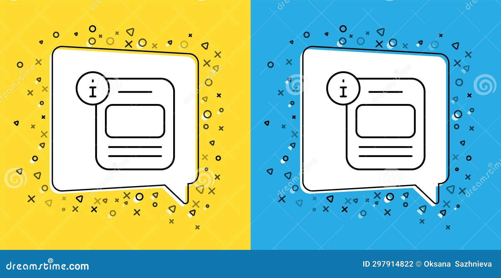 Line Information Desk Icon Isolated On White Background. Man Silhouette ...