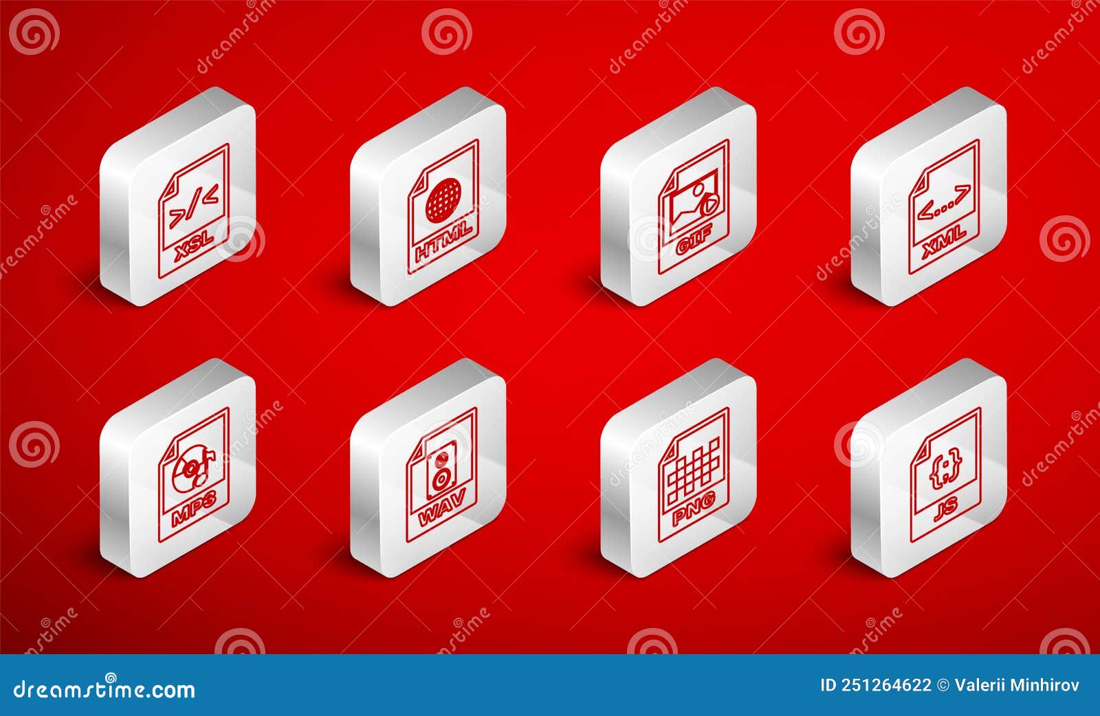 Set Line Js File Document Html Gif Png Xsl Wav Y Mp3 Icono. Vector ... Set Line Js File Document Html Gif Png Xsl Wav Y Mp3 Icono. Vector ...