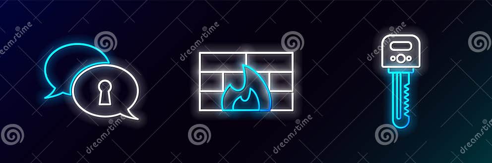 Set Line Key, Protection of Personal Data and Firewall, Security Wall ...