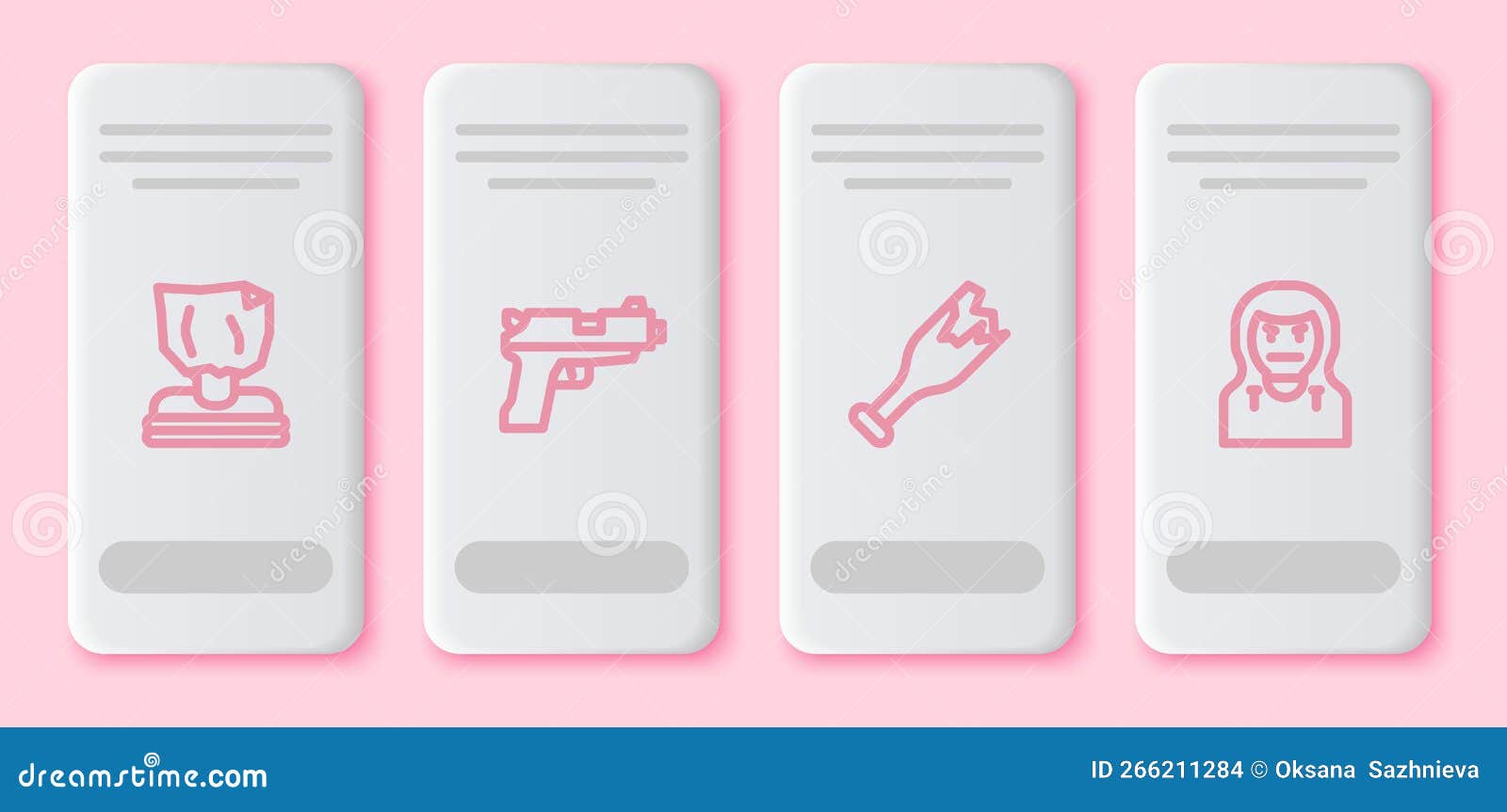 Set Line Kidnaping, Pistol or Gun, Broken Bottle As Weapon and Thief ...