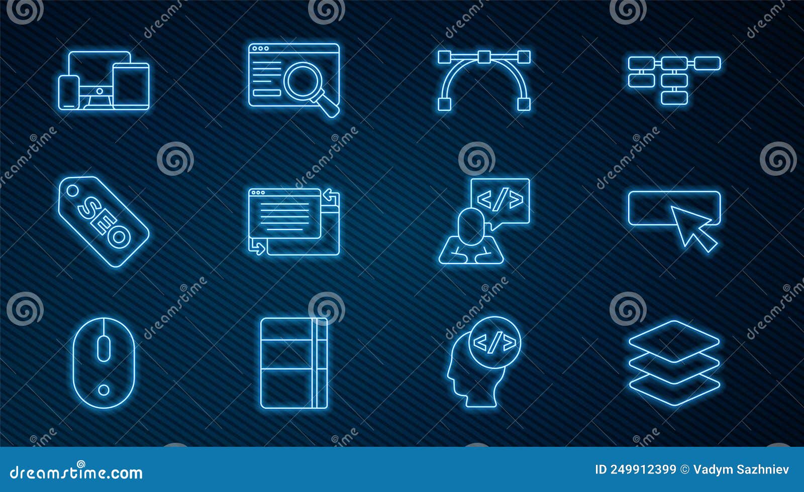 Set Line Layers, UI or UX Design, Bezier Curve, SEO Optimization ... Set Line Layers, UI or UX Design, Bezier Curve, SEO Optimization ...