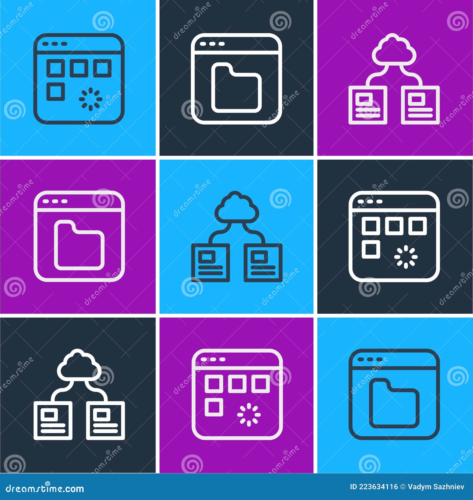 Set Line Loading Data Window, Cloud Technology Transfer and Browser ... Set Line Loading Data Window, Cloud Technology Transfer and Browser ...