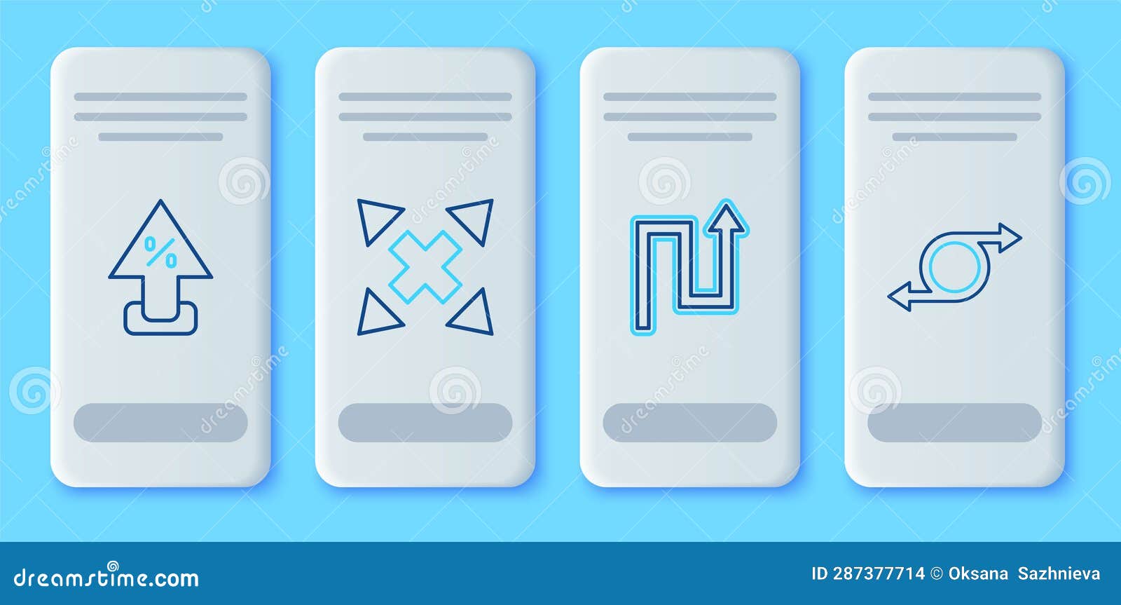 Set Line Many Ways Directional Arrow, Arrow, Percent Up and Icon ... Set Line Many Ways Directional Arrow, Arrow, Percent Up and Icon ...