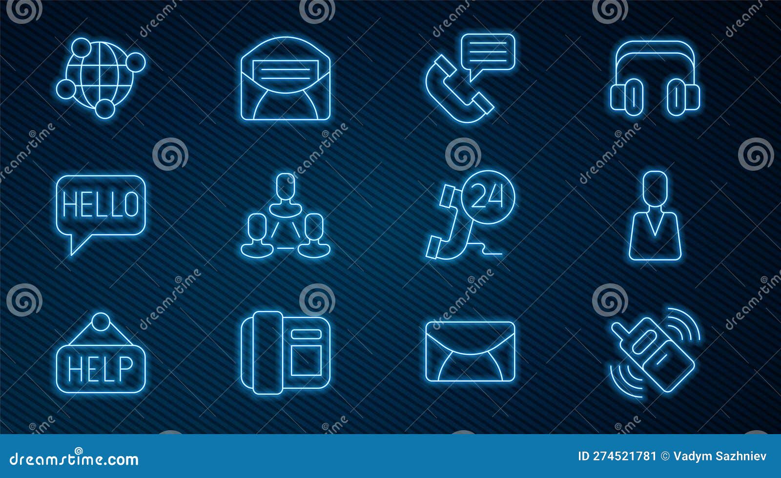 Set Line Mobile Phone, Employee, Telephone Conversation, Hierarchy ...