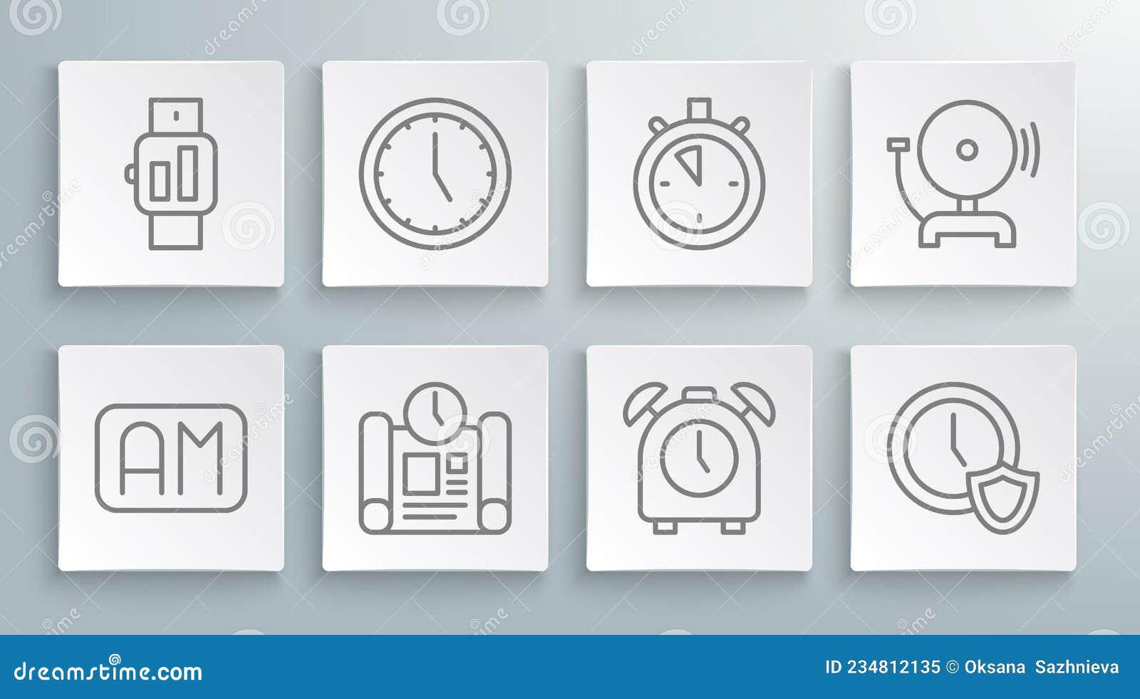 Set Line Morning Time, Clock, Project Plan, Alarm Clock, with Shield ...